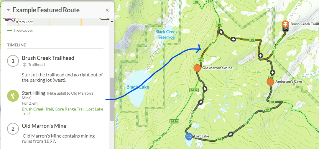 Creating Featured Routes – COTREX Support